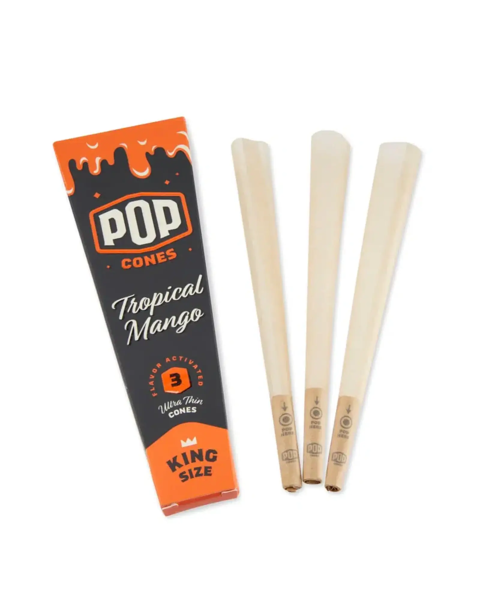 POP PRE-ROLLED CONE KS(3 PACK) - Radical Street Wear - Smoke Shop