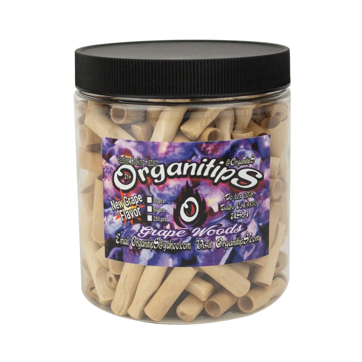 ORGANITIPS WOOD ROLLING TIP - Radical Vape Shop