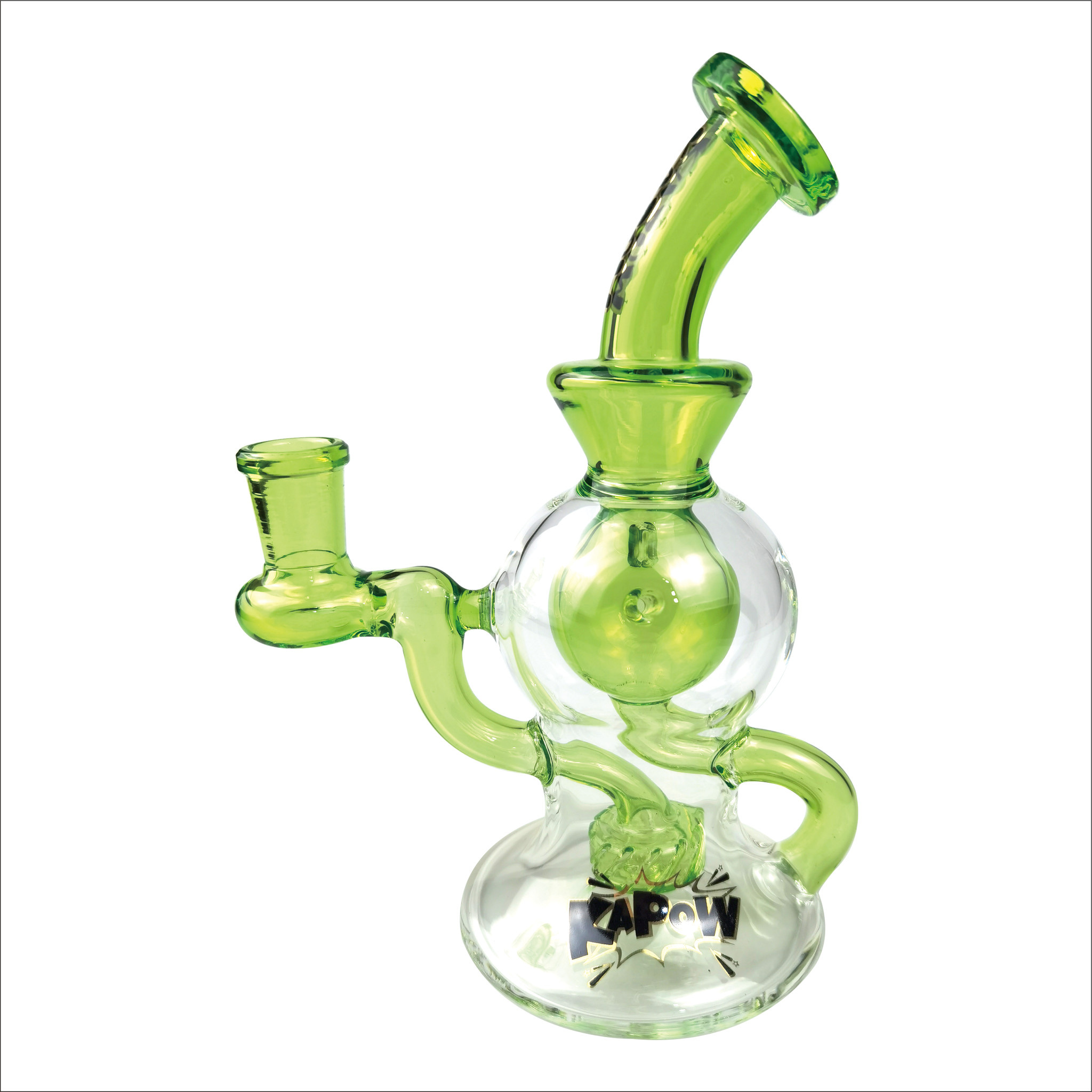 KAPOW 7" Spherical Reclaimer dab rig C6330 - Radical Vape Shop