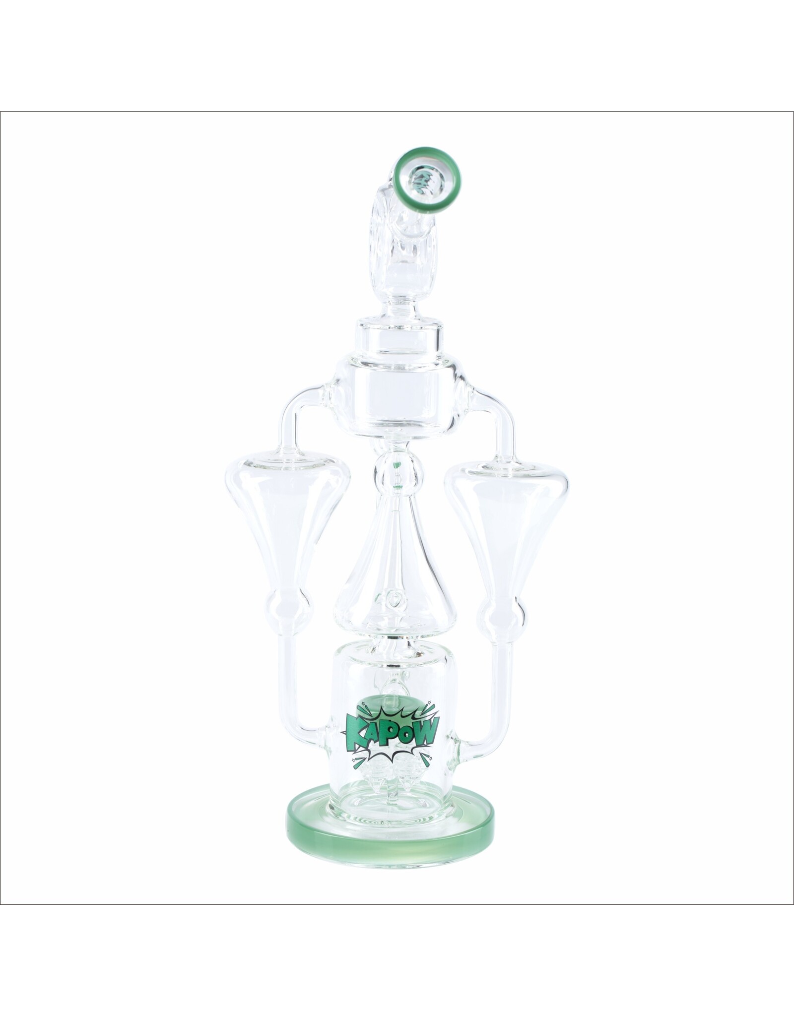Kaopw THICK Lookah® 16.5" TALL Alien BONG Heavy Glass Water Pipe HOOKAH ...