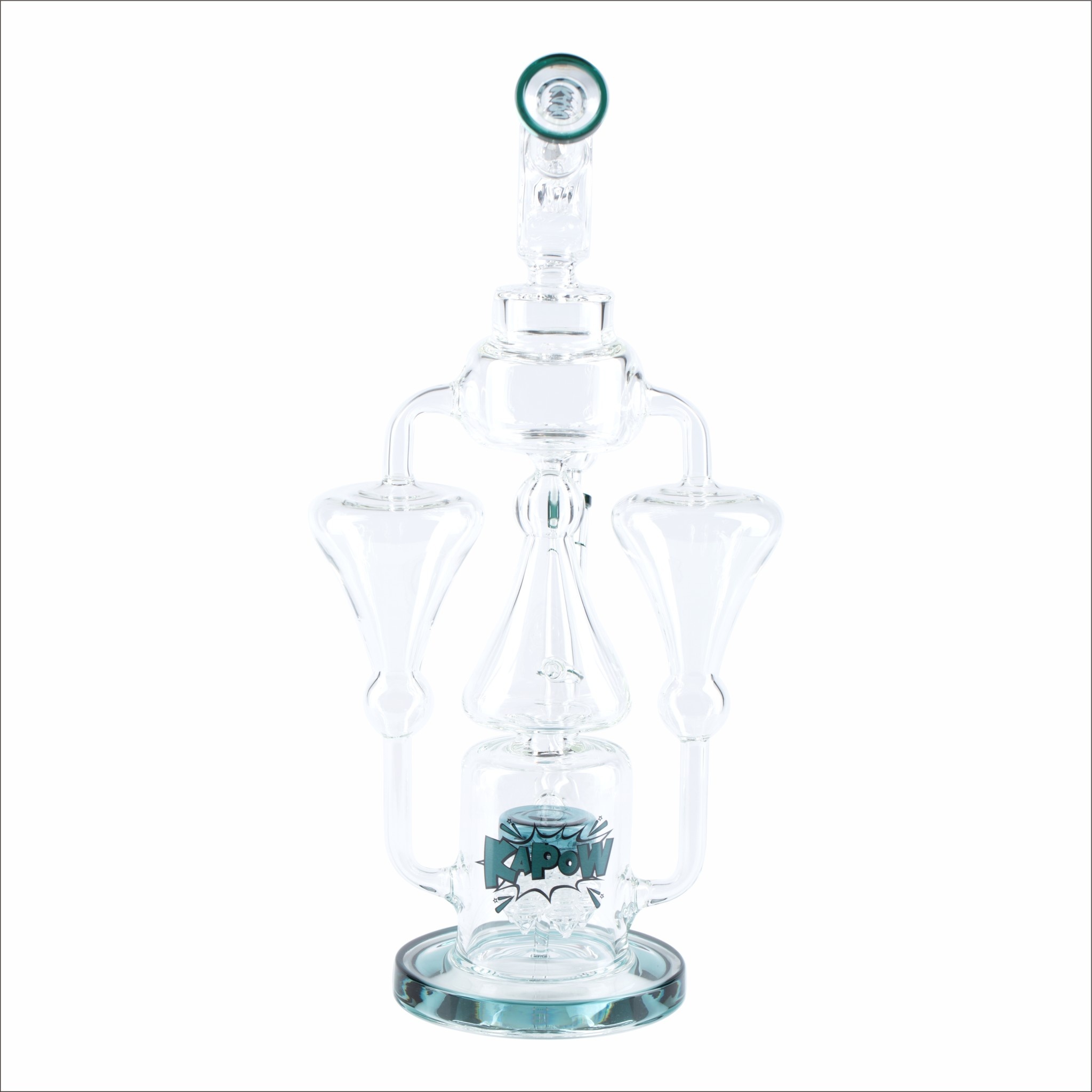 Kaopw THICK Lookah® 16.5" TALL Alien BONG Heavy Glass Water Pipe HOOKAH ...