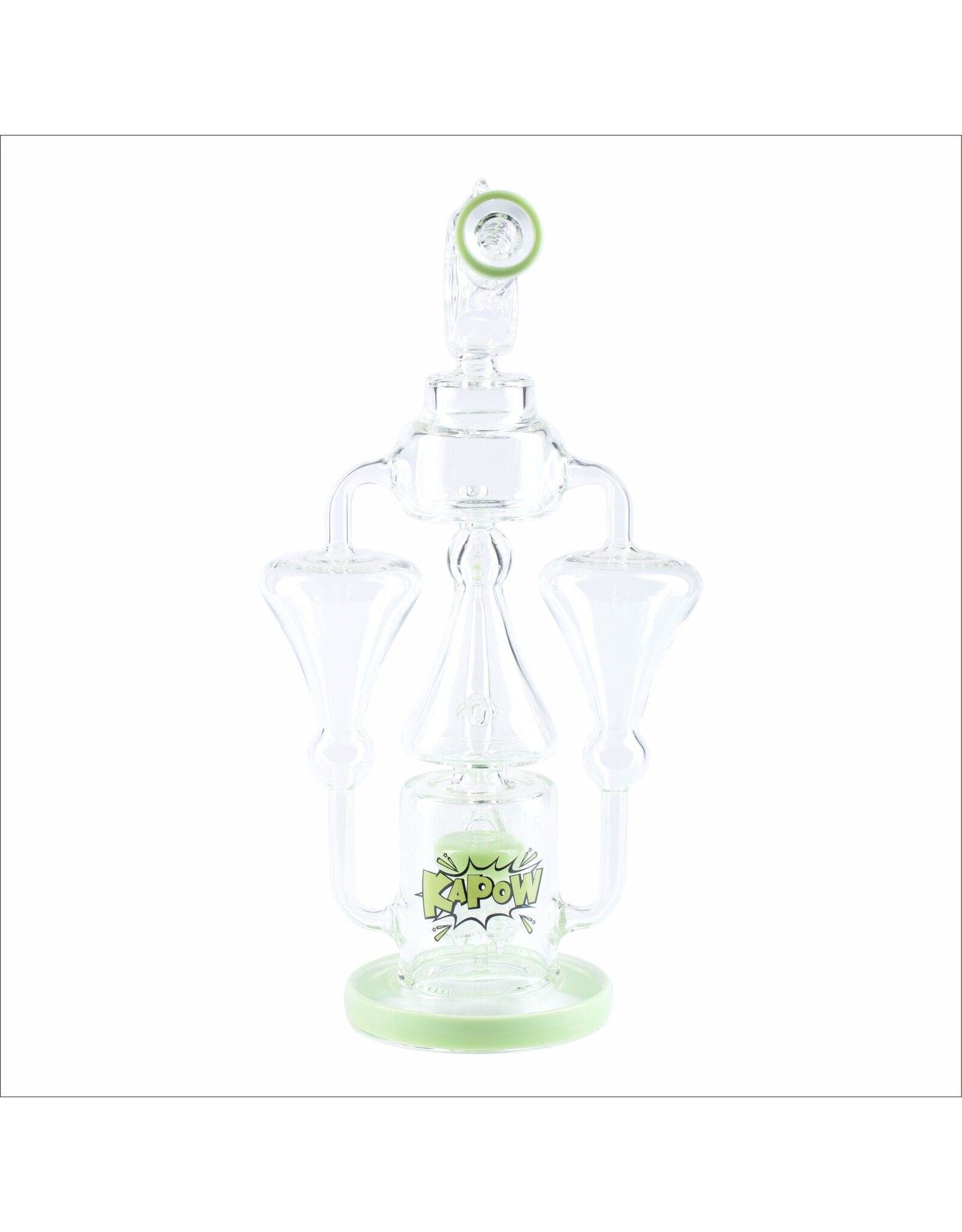 Kaopw THICK Lookah® 16.5" TALL Alien BONG Heavy Glass Water Pipe HOOKAH ...