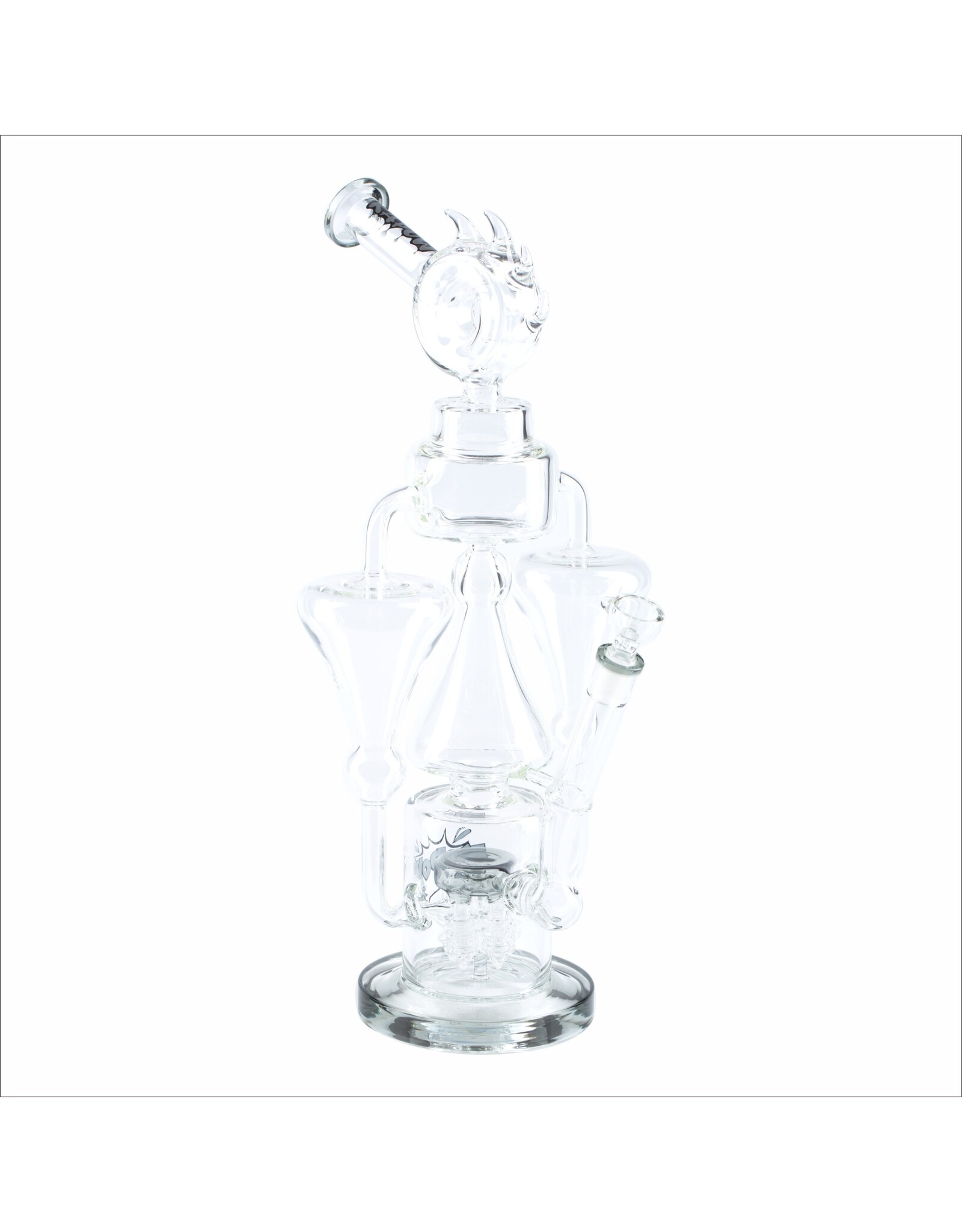 Kaopw THICK Lookah® 16.5" TALL Alien BONG Heavy Glass Water Pipe HOOKAH ...
