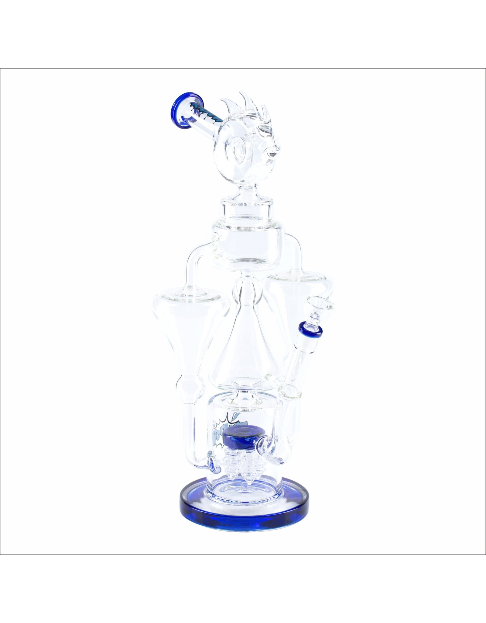 Kaopw THICK Lookah® 16.5" TALL Alien BONG Heavy Glass Water Pipe HOOKAH ...