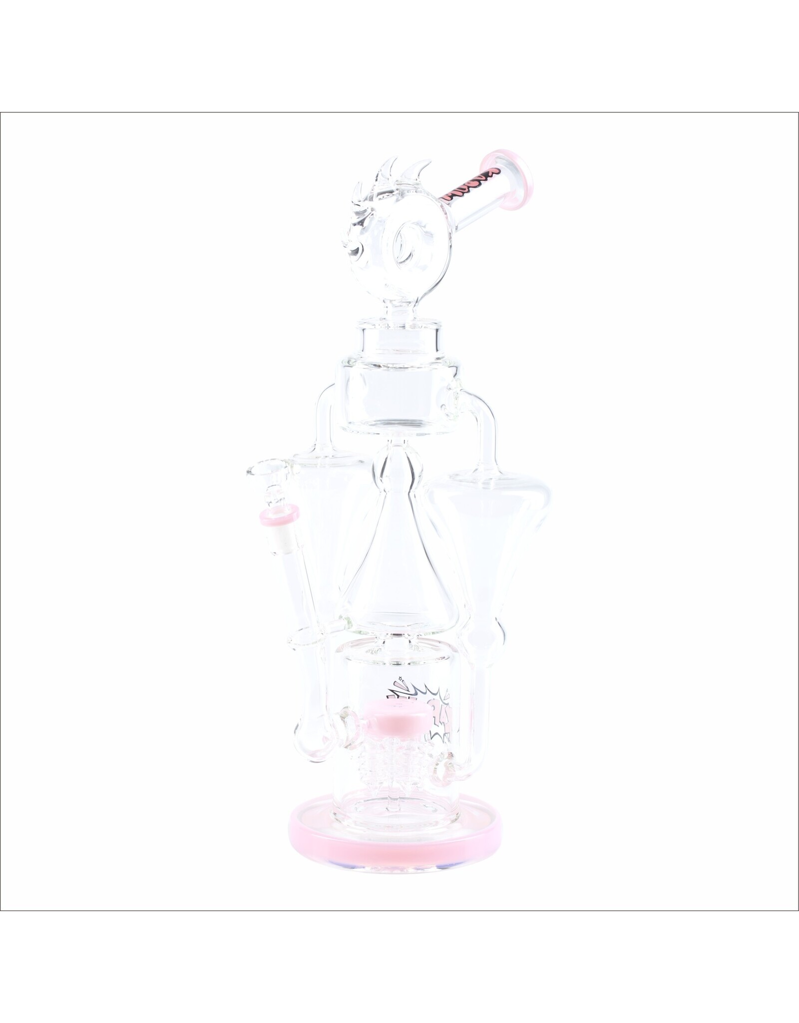 Kaopw THICK Lookah® 16.5" TALL Alien BONG Heavy Glass Water Pipe HOOKAH ...