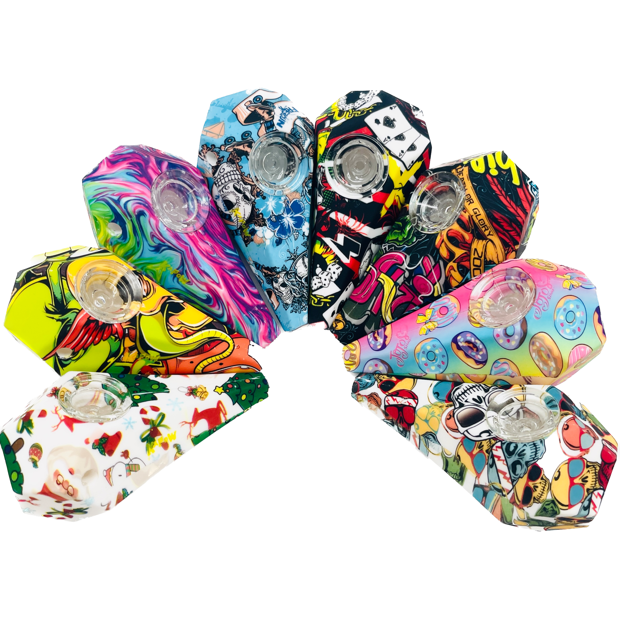 KAPOW DIAMOND SILICONE PIPE-S54-1 - Radical Vape Shop