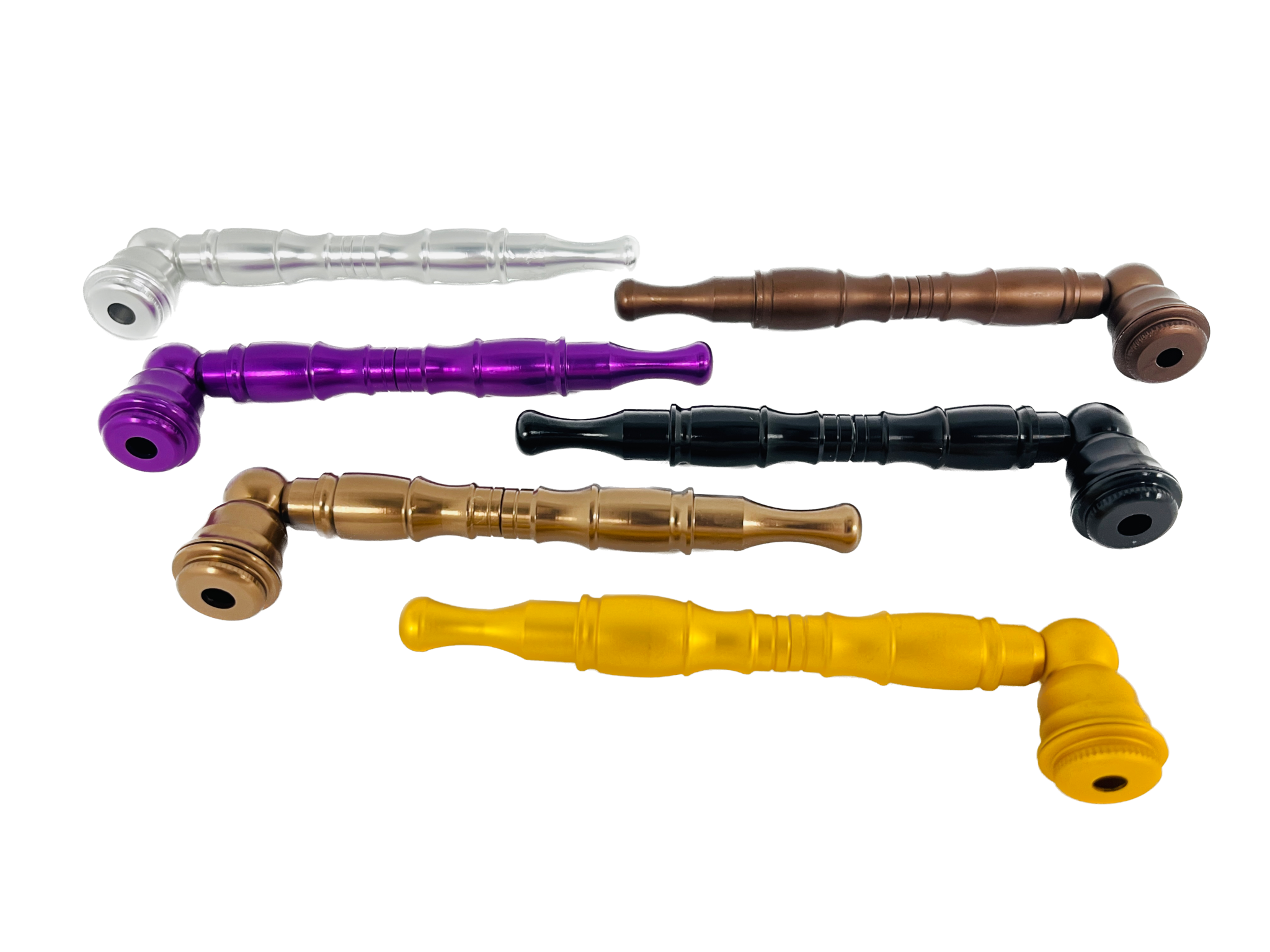 MATTE STRAIGHT POLE LONG METAL PIPE - Radical Vape Shop