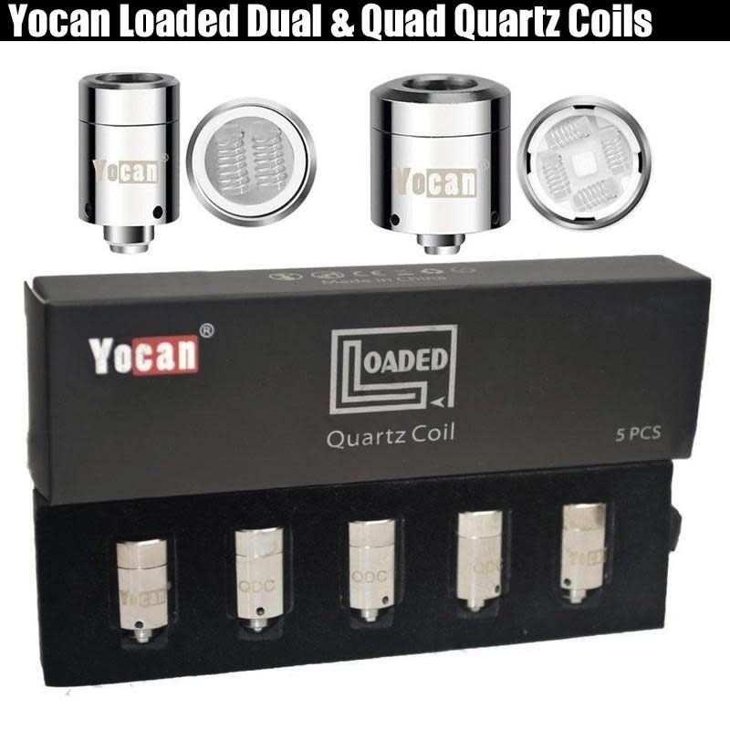YOCAN LOADED QUAD QUARTZ COIL - Radical Vape Shop
