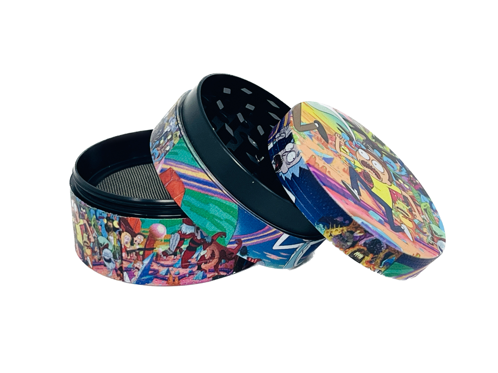 RICKY MORTY 50MM GRINDER - Radical Vape Shop