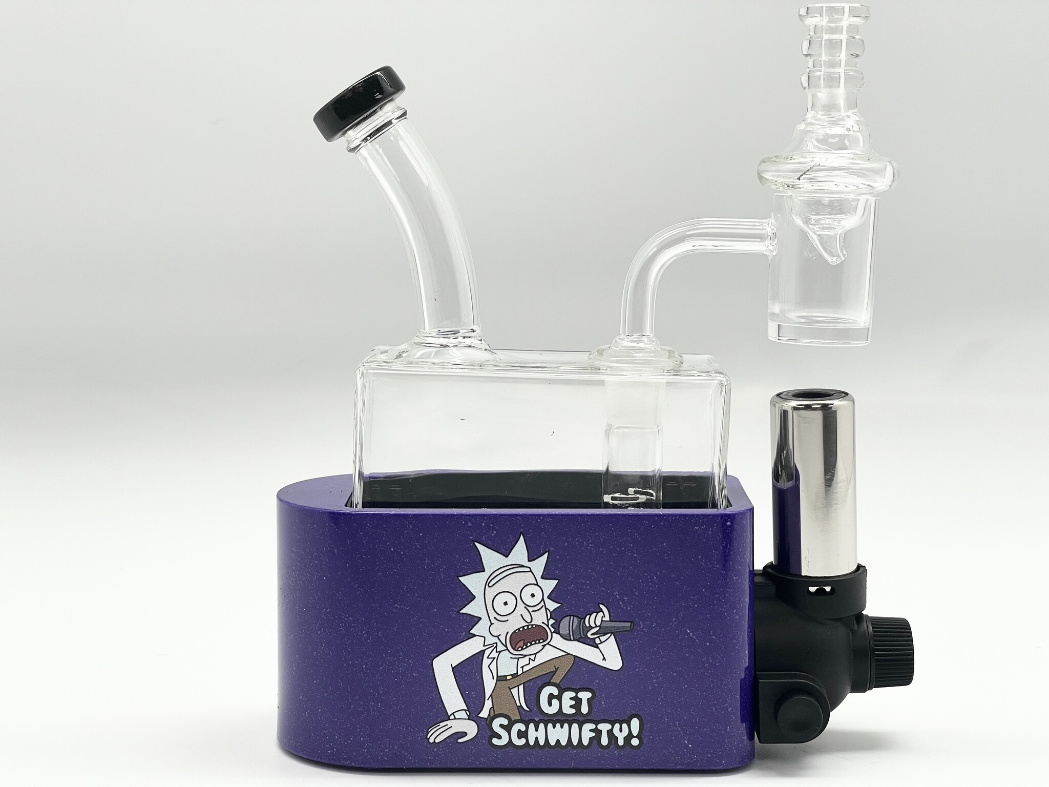 RIG IN ONE PORTABLE DAB RIG RICK MORTY-3 - Radical Vape Shop