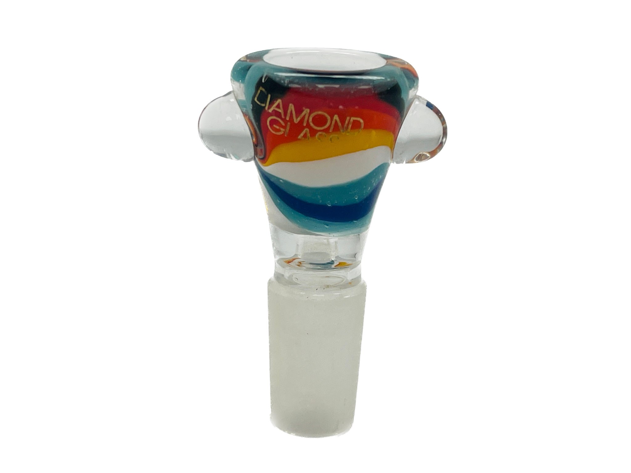 DIAMOND GLASS 14MM BOWLS WITH SLIDES - Radical Vape Shop