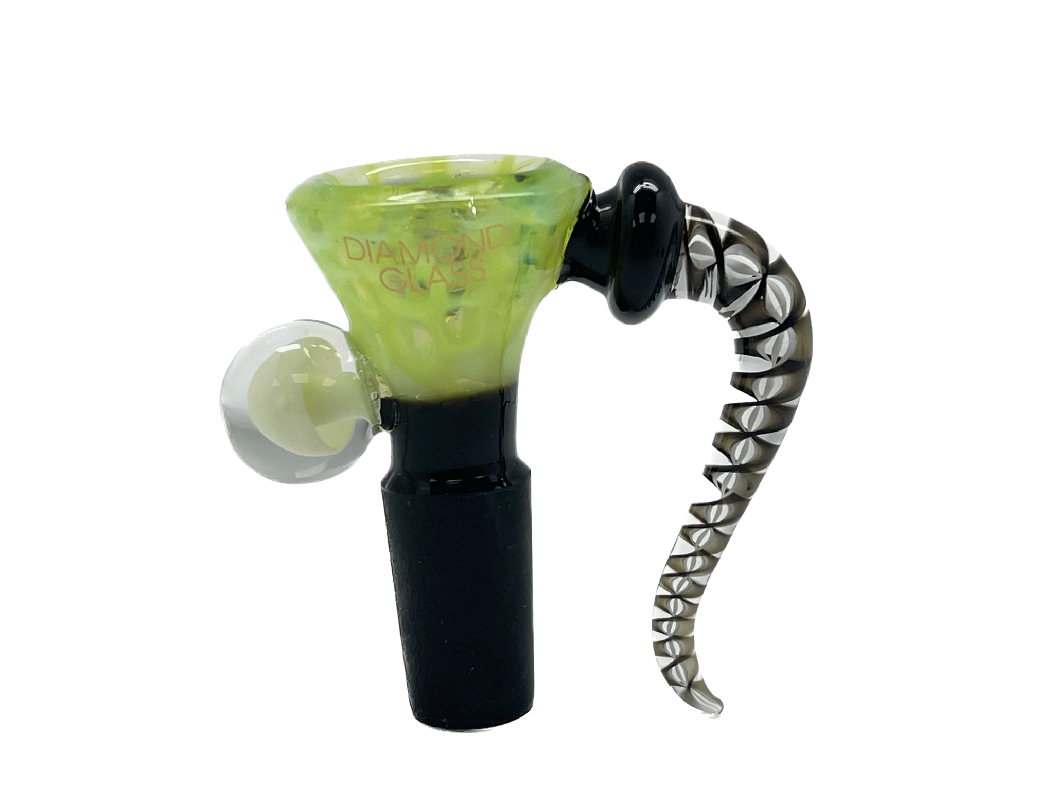 DIAMOND HONEYCOMB WITH SCREEN GLASS BOWL 14MM - Radical Vape Shop
