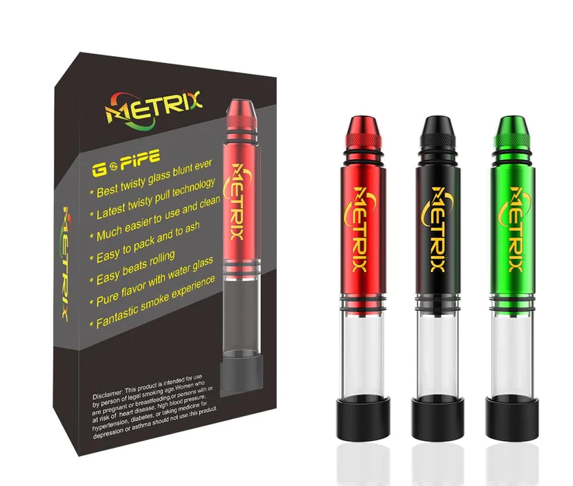METRIX-GPIPE GLASS BLUNT - Radical Vape Shop
