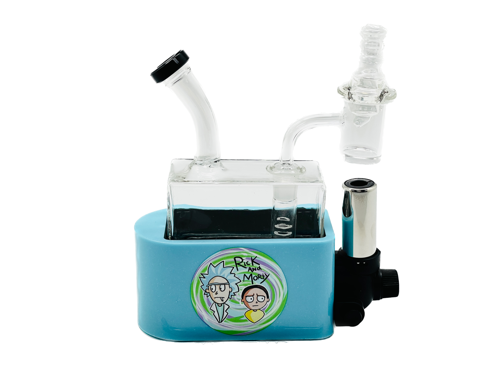 RIG IN ONE PORTABLE DAB RIG RICK MORTY-1 - Radical Vape Shop