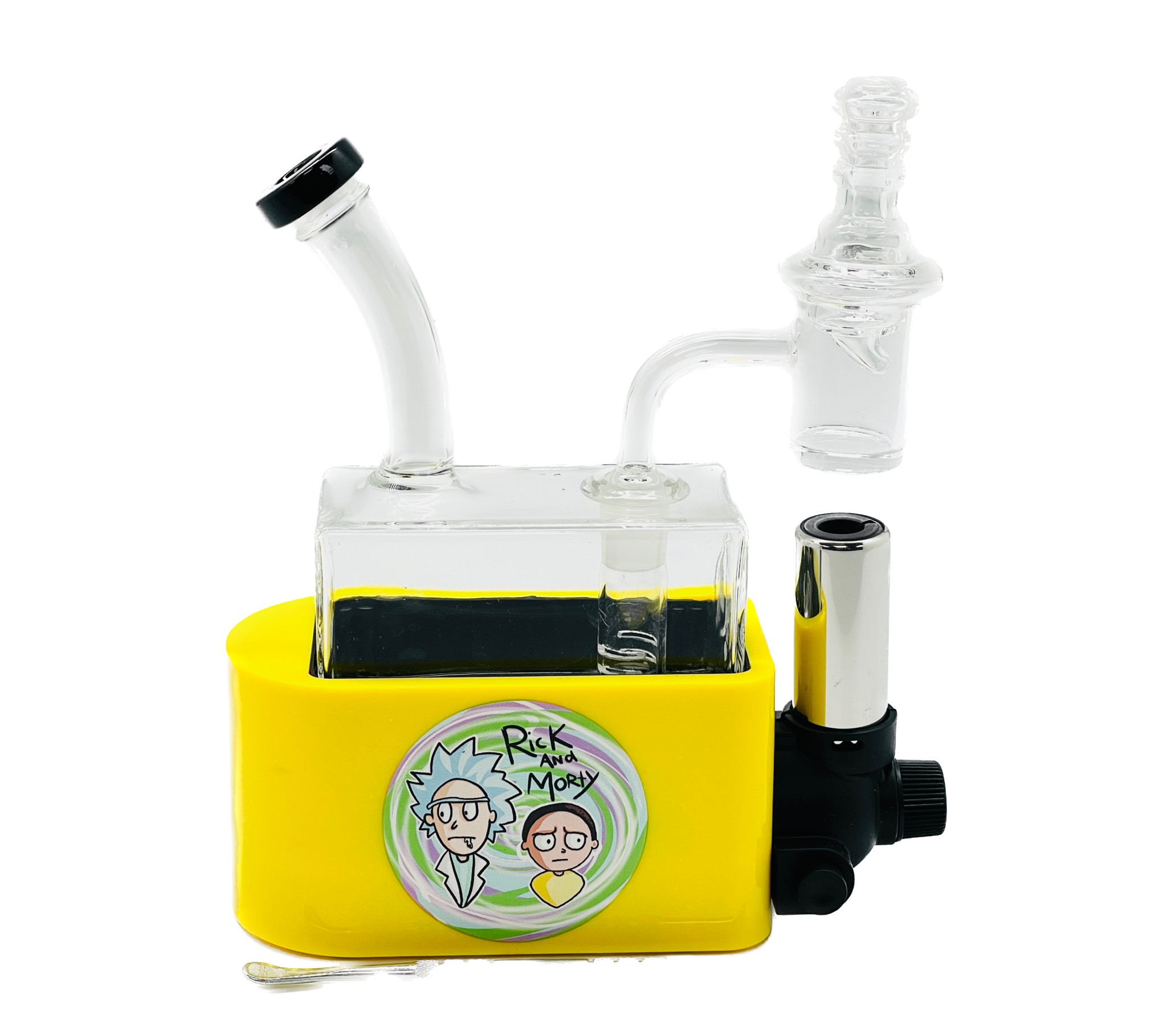 RIG IN ONE PORTABLE DAB RIG RICK MORTY-1 - Radical Vape Shop