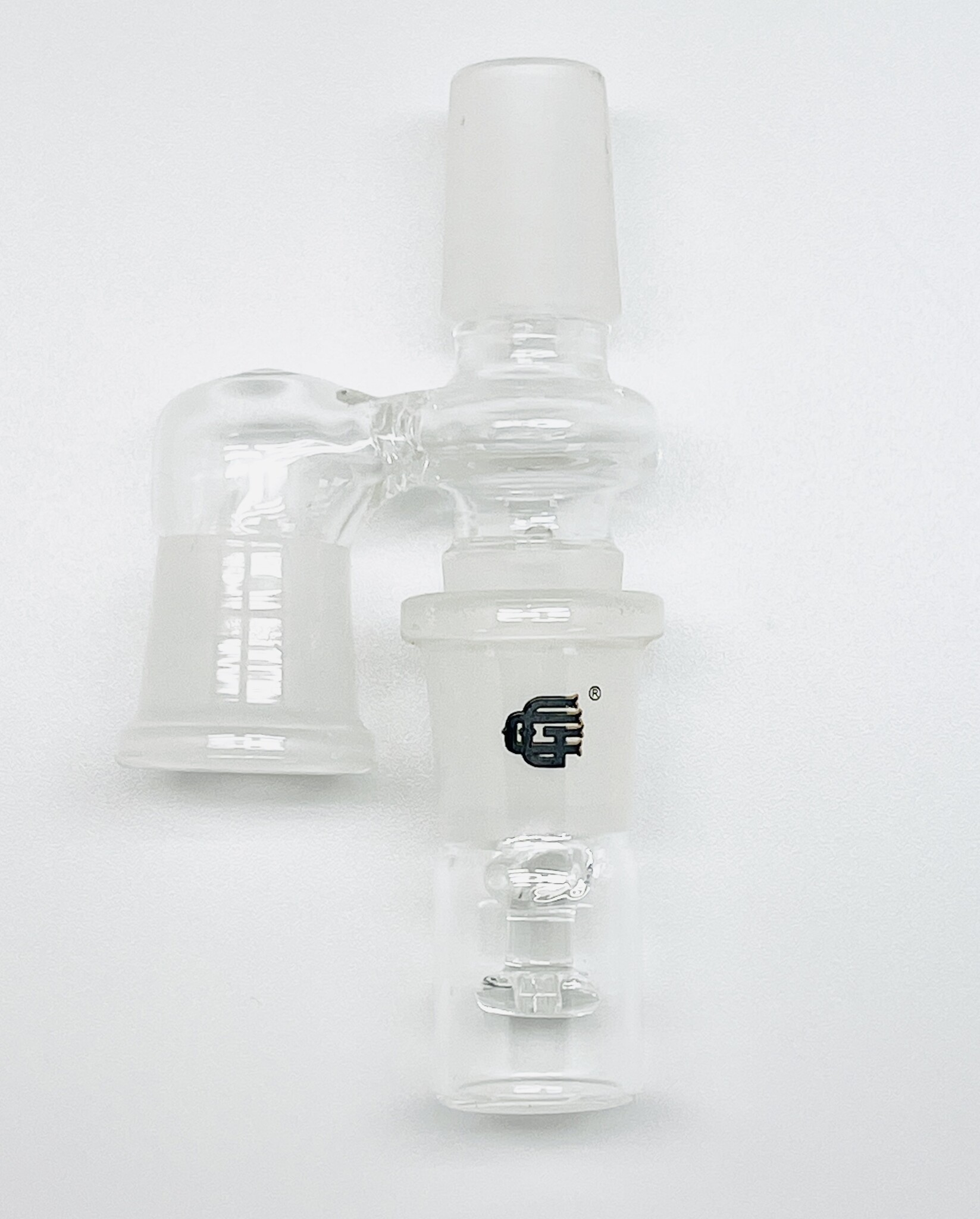 CRYSTAL GLASS RECLAIM CATCHER 18 FAMALE 90 DEGREE - Radical Vape Shop
