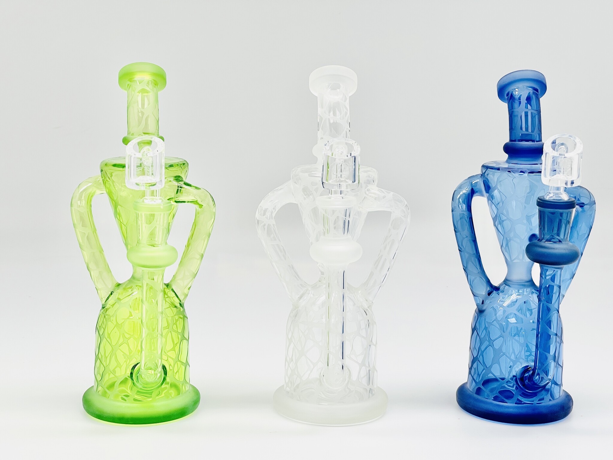 CRYSTAL GLASS DAP RIG 6.2'' C6289 - Radical Street Wear - Smoke Shop