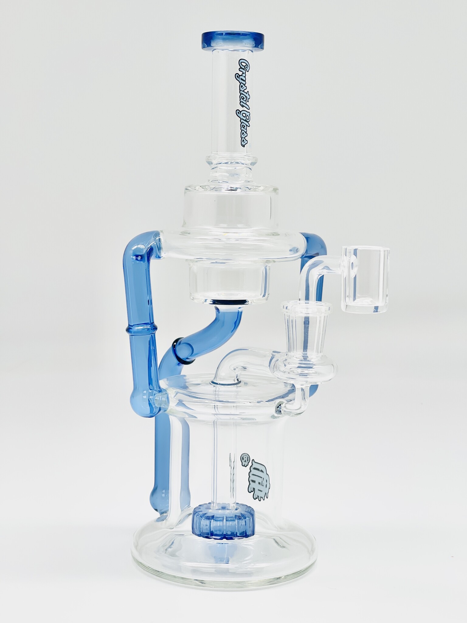 CRYSTAL GLASS DAP RIG 9.8'' C6321 - Radical Vape Shop