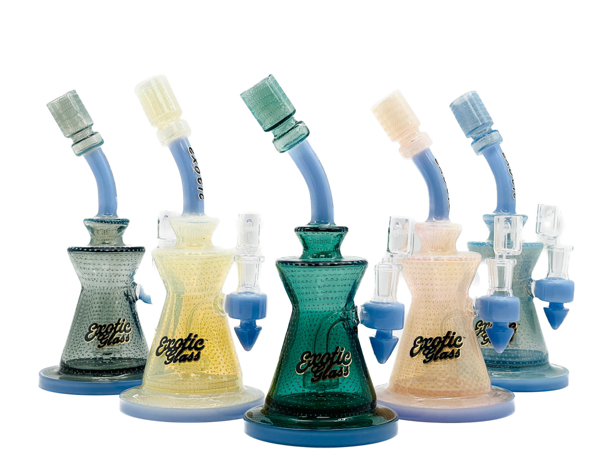 9.5'' HEAVY FUMED TWO TONE BARREL PERC DAB RIG C6339 - Radical Vape Shop