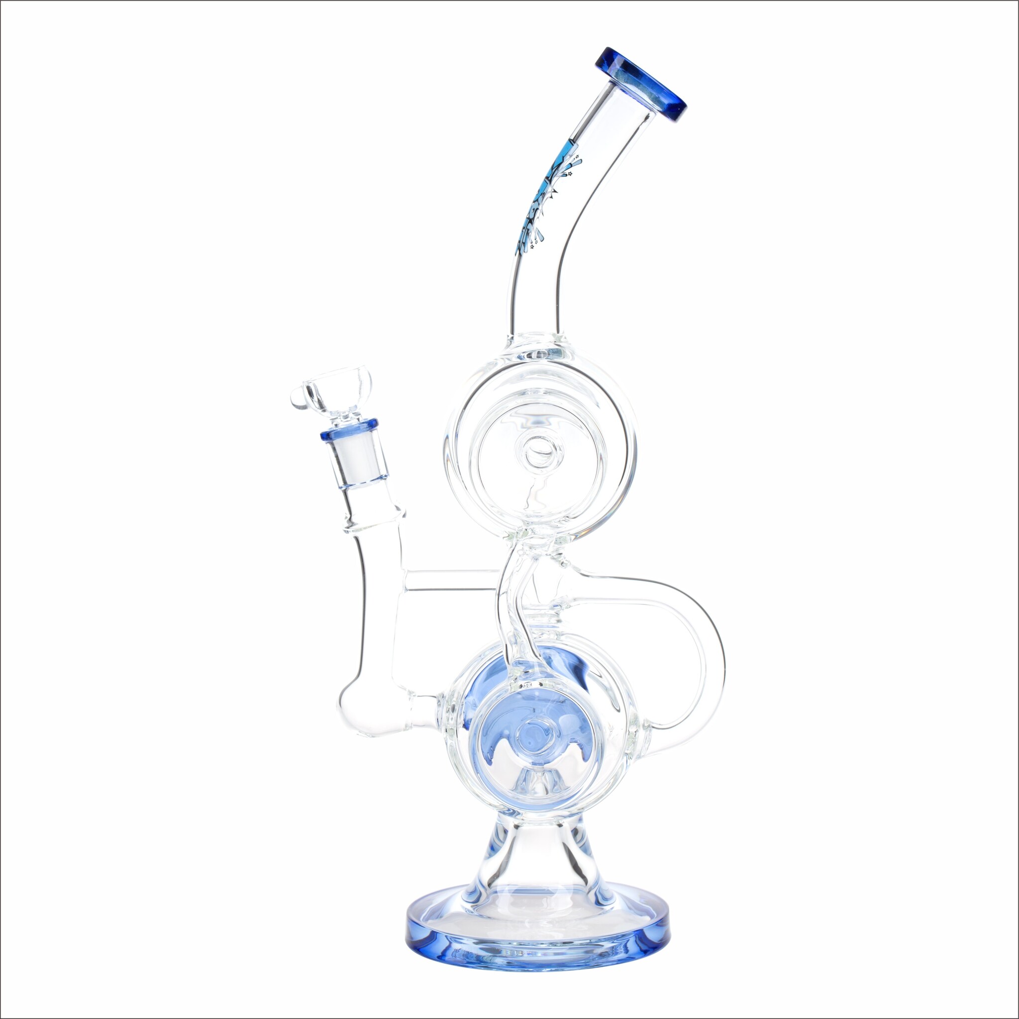 KAPOW 13'' TWIN DISC WATER PIPE - Radical Vape Shop