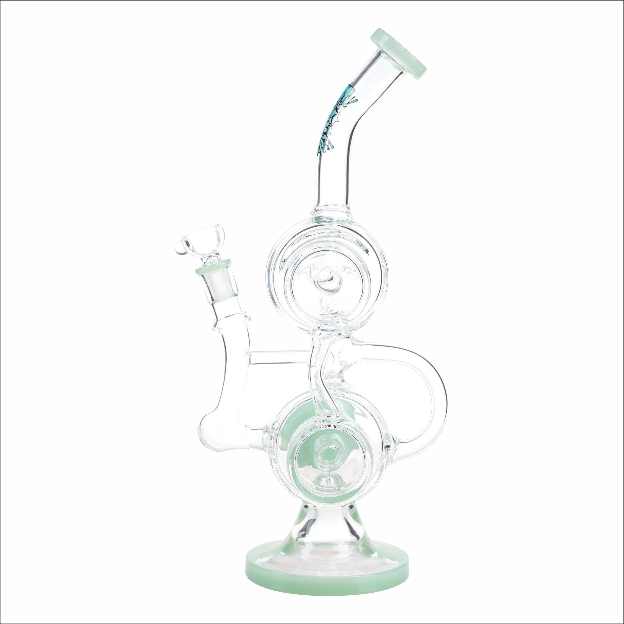 KAPOW 13'' TWIN DISC WATER PIPE - Radical Vape Shop