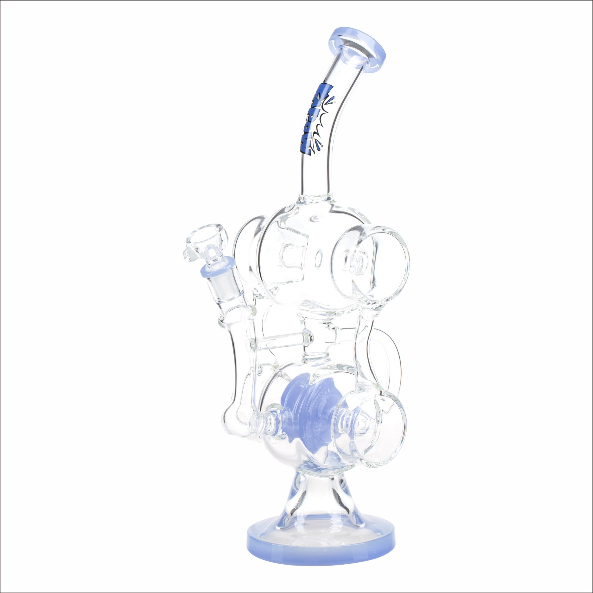 KAPOW 13'' TWIN DISC WATER PIPE - Radical Vape Shop