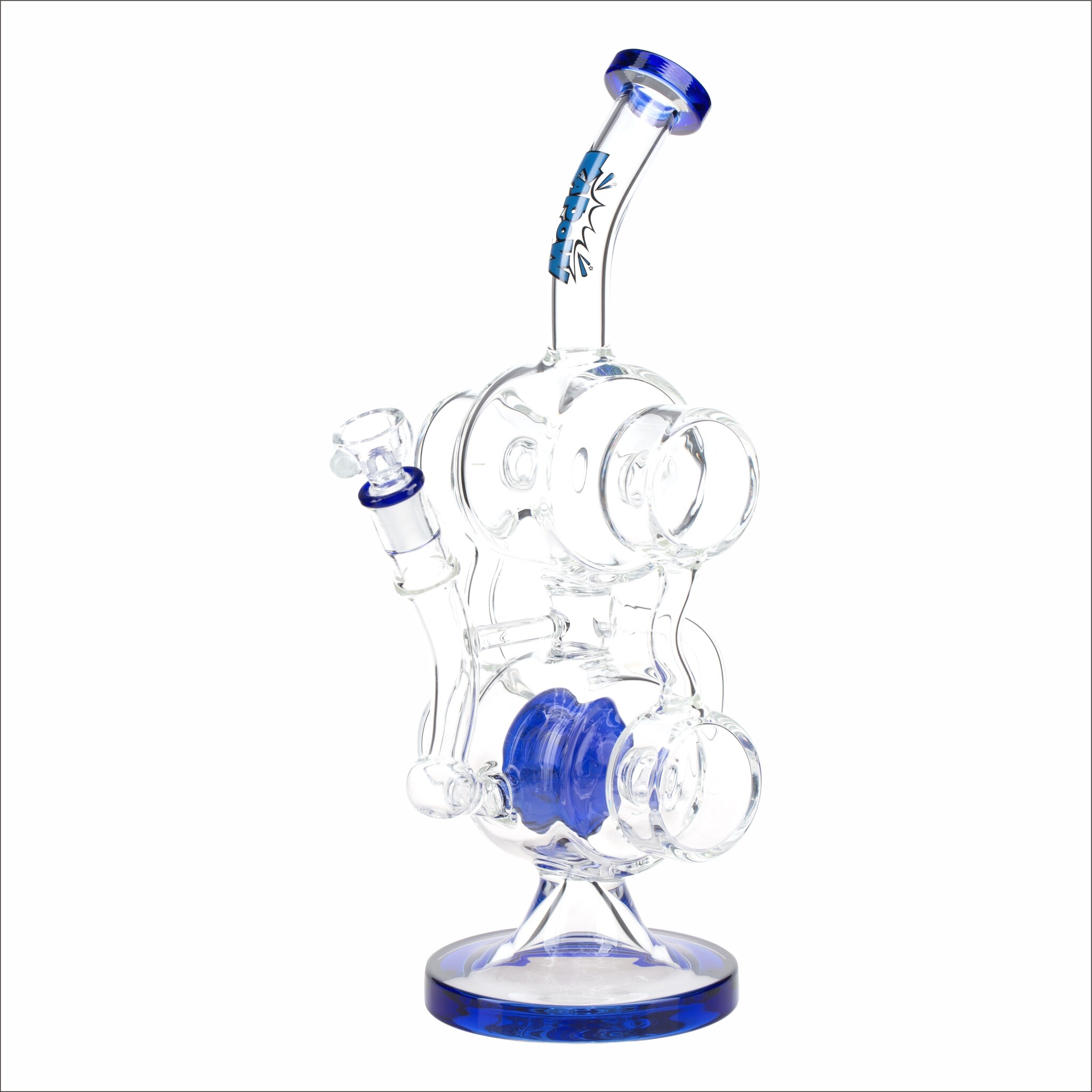 KAPOW 13'' TWIN DISC WATER PIPE - Radical Vape Shop