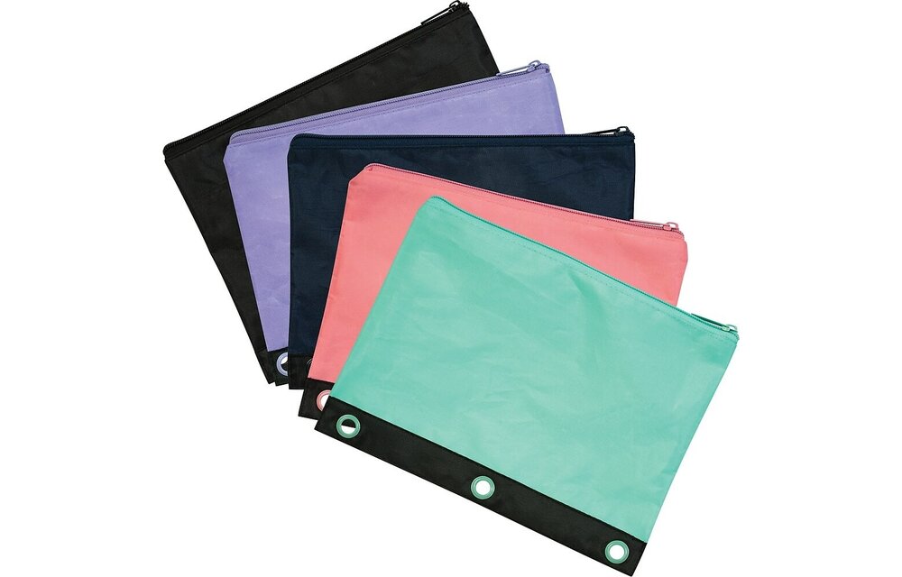 Merangue PENCIL CASE-3-RING BINDER, NYLON ASSORTED - NSIXTY Trading ...