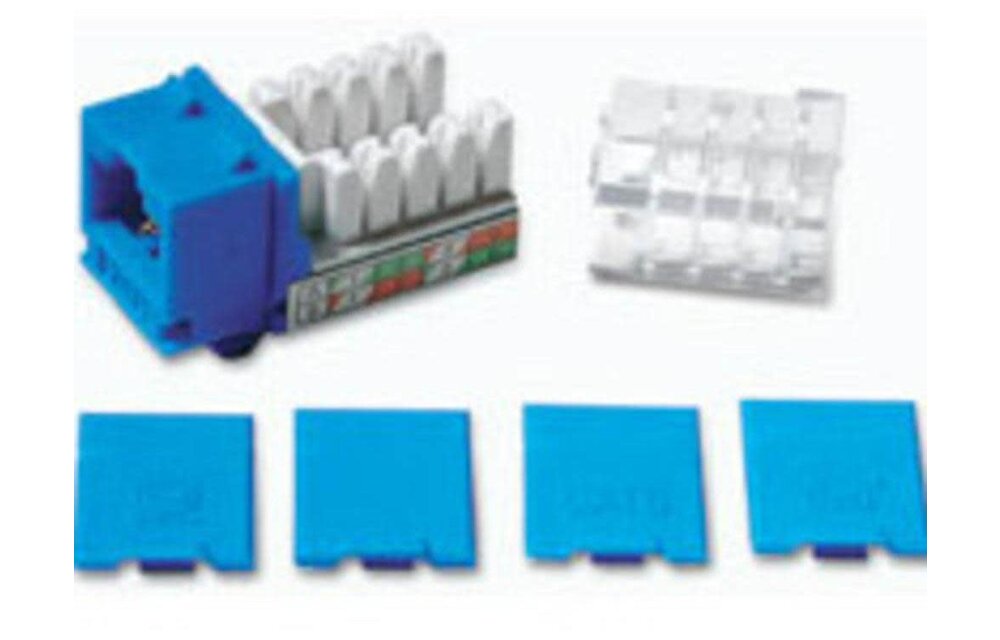 LEGRAND LEGRAND AV CAT6 KEYSTONE JACK BLUE - NSIXTY Trading Company Ltd.