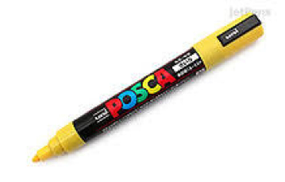 Posca Uni POSCA Marker Yellow - NSIXTY Trading Company Ltd.