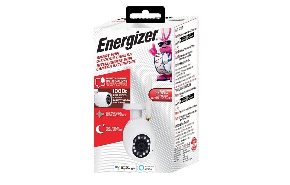 Energizer Energizer Smart Wi-Fi 1080P Outdoor Camera - White - NSIXTY ...