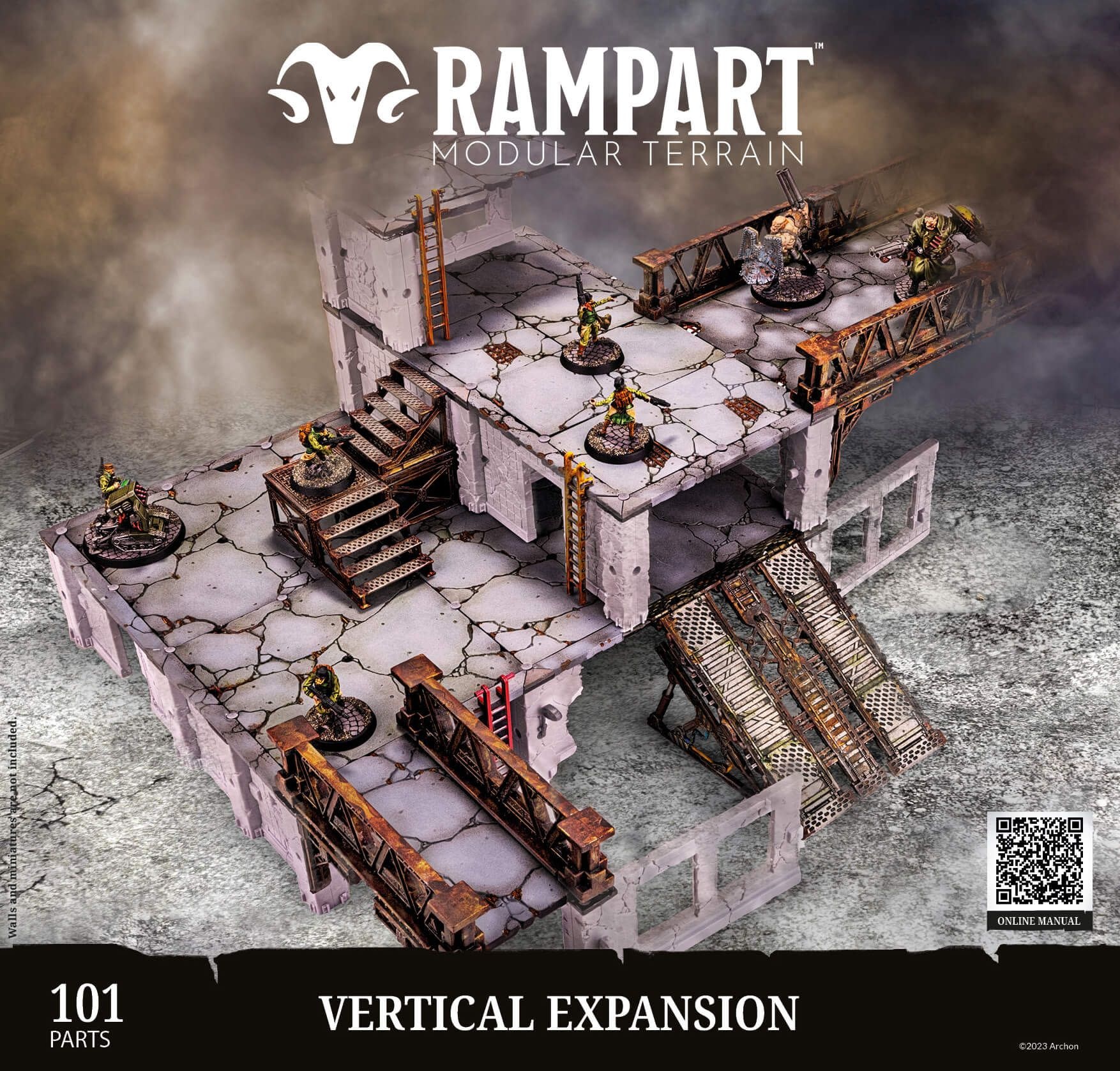 RAMPART VERTICAL EXPANSION MODULAR TERRAIN - NSIXTY Trading Company Ltd.