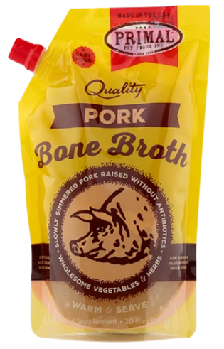 PRIMAL PORK BONE BROTH 20 OZ - Leaps & Bones