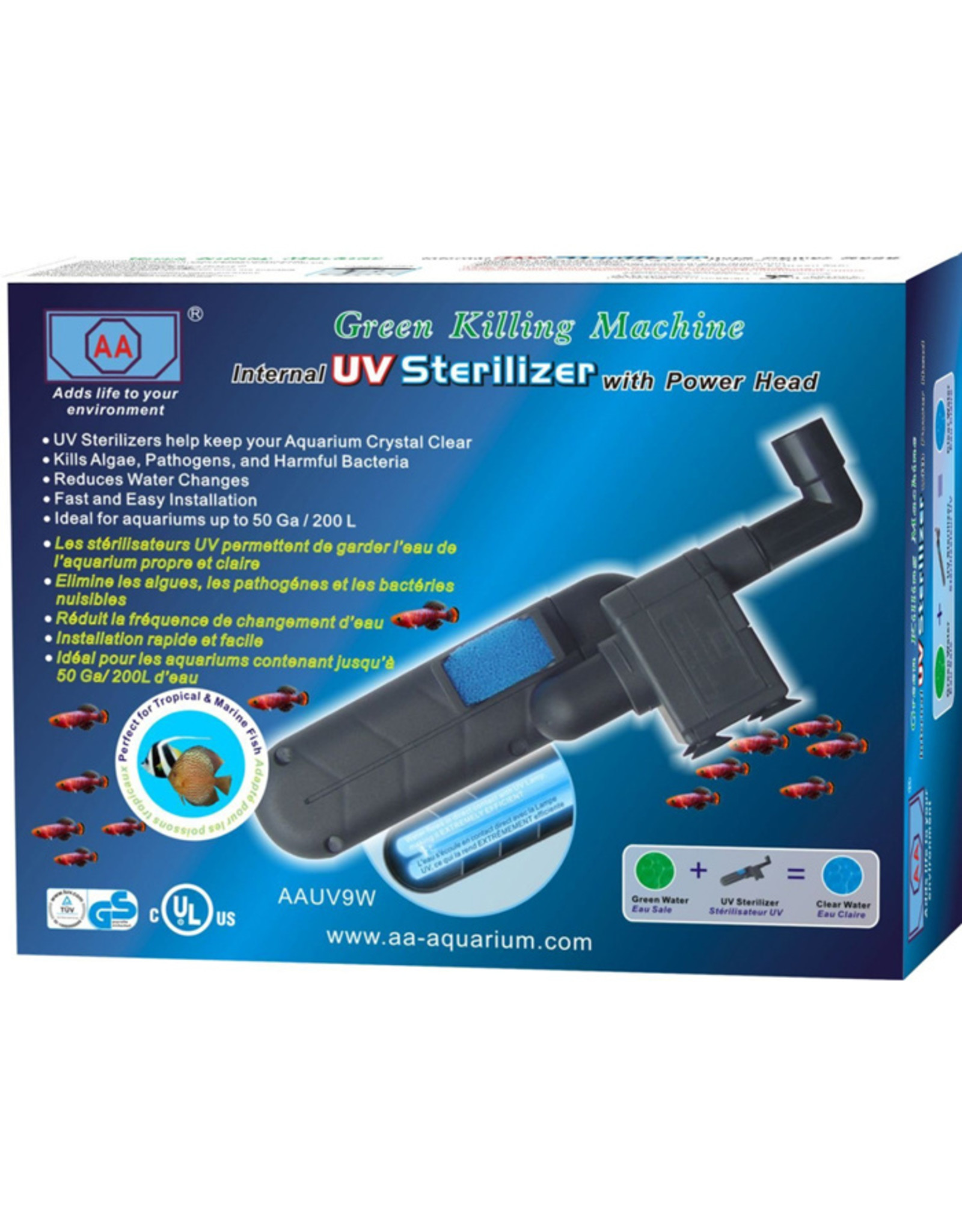 Green Killing Machine UV Sterilizer - Roger's Aquatics & Pet Supplies
