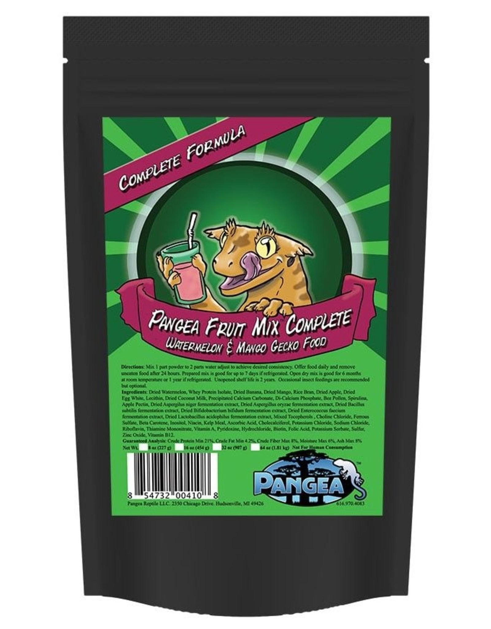PANGEA Fruit Mix Watermelon Complete Diet - Roger's Aquatics & Pet Supplies
