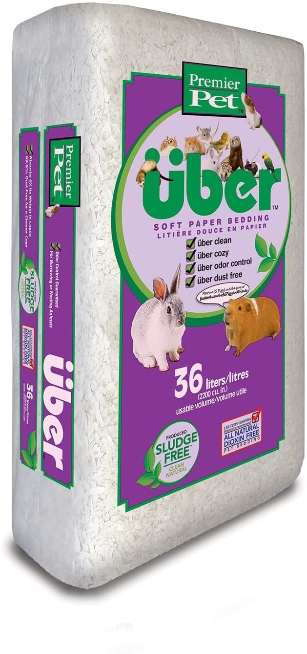 UBER Soft Paper Bedding White - Roger's Aquatics & Pet Supplies