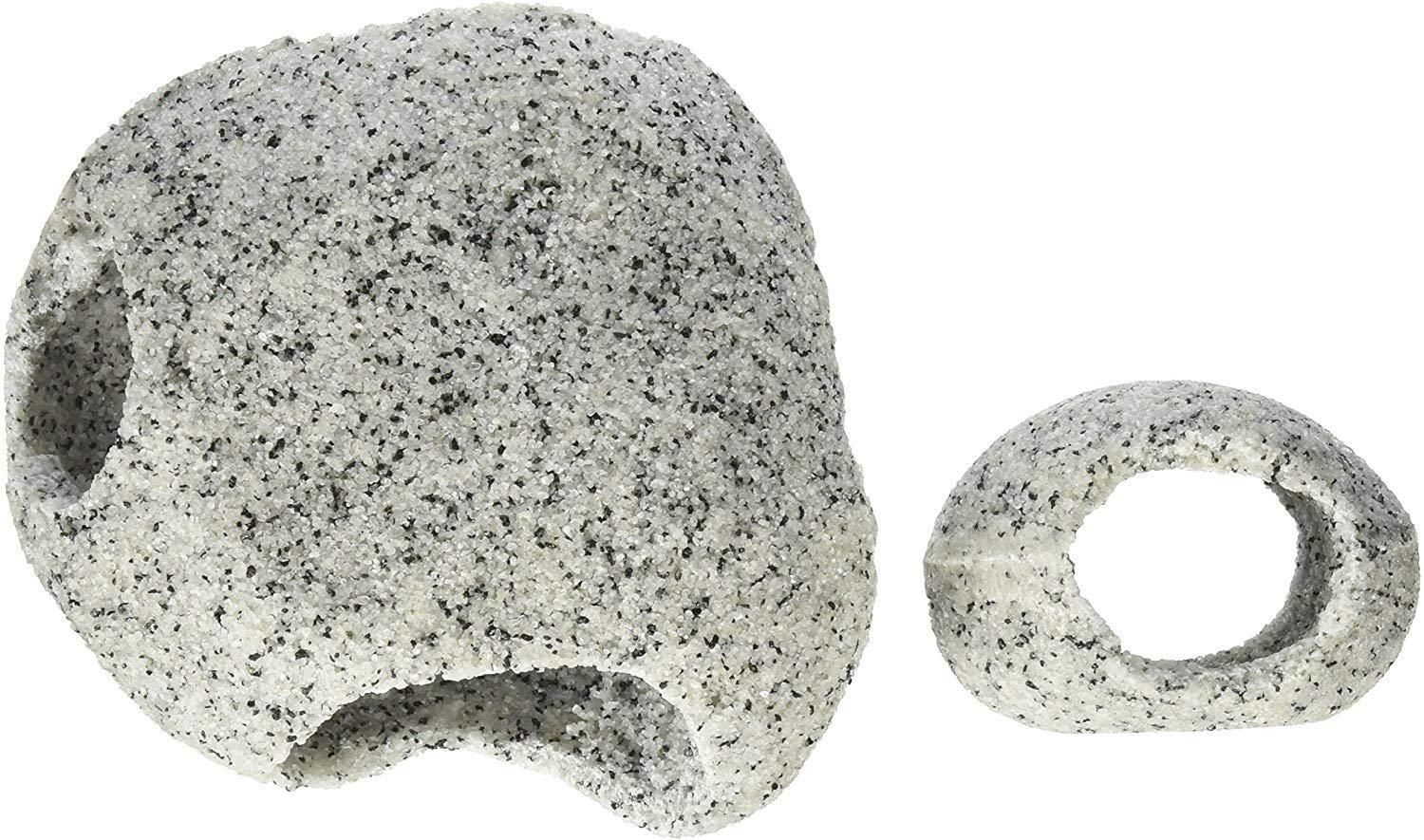 PENN PLAX Granite Stone Hideaway Small/Medium 2 pack - Roger's Aquatics ...