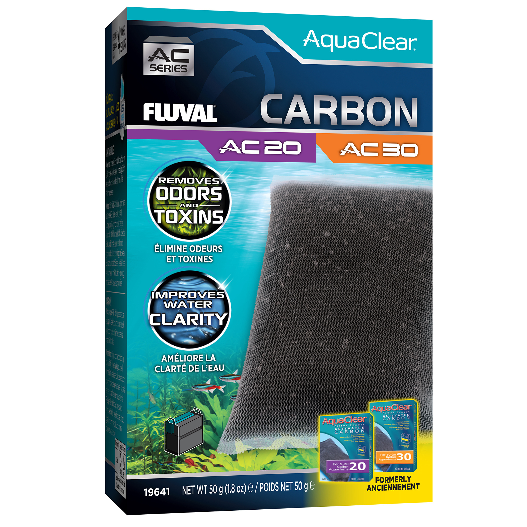 FLUVAL AquaClear Activated Carbon Insert - Roger's Aquatics & Pet Supplies