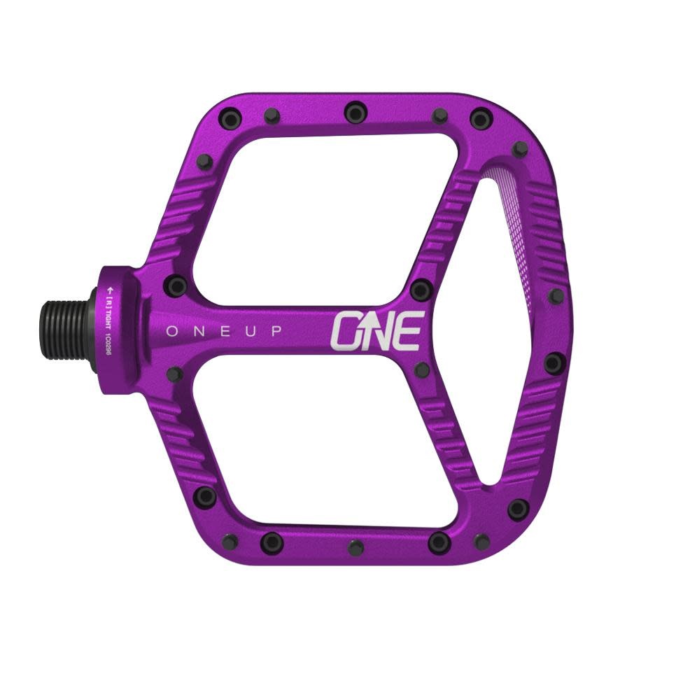 Flat Aluminum Pedals Purple - Mornington & Berwick Cycles
