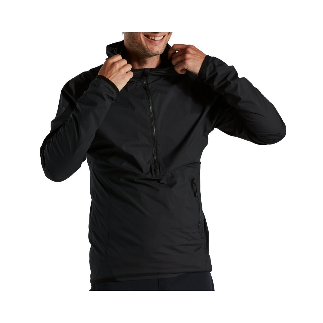 Men's Trail-Series Wind Jacket Black - Mornington & Berwick Cycles