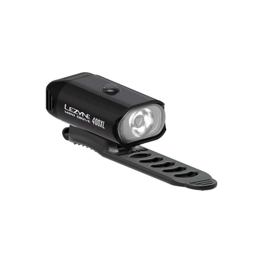 Lezyne Mini Drive 400XL LED Front Light Black - Mornington & Berwick Cycles