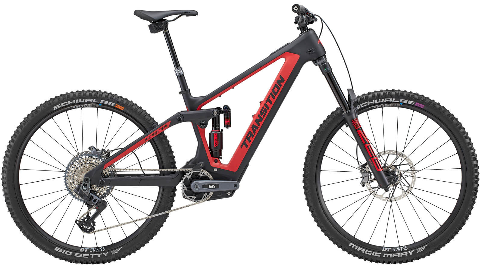 Transition Bicycle Co. 2024 Repeater PT GX T-Type AXS Bonfire Red ...