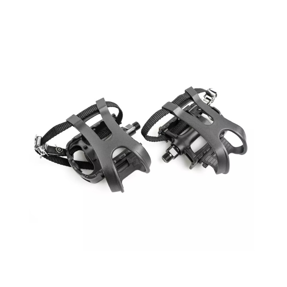Pedals with toe clips store
