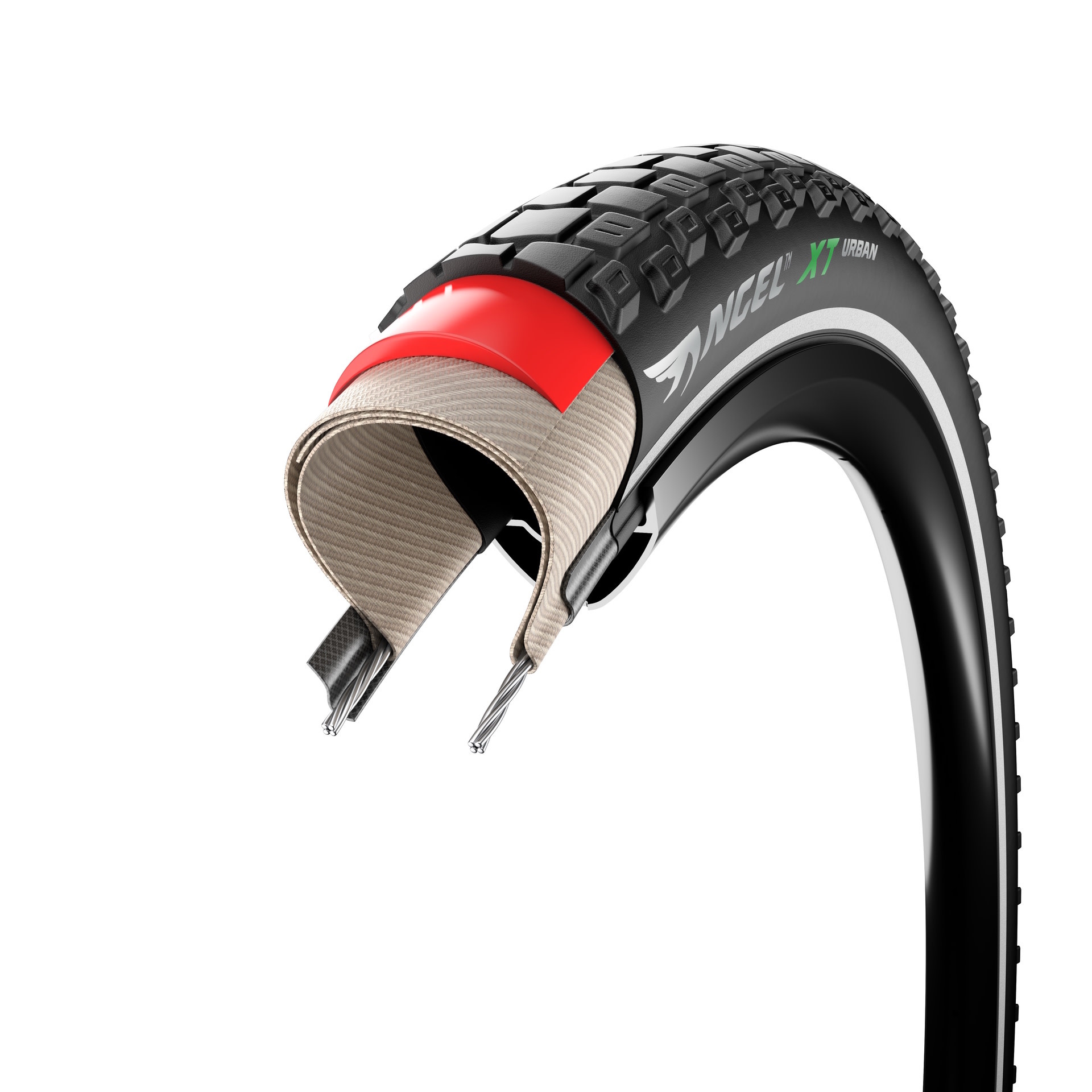 Pirelli Angel XT Urban tyre Black w/ Reflective Sidewalls - Mornington ...