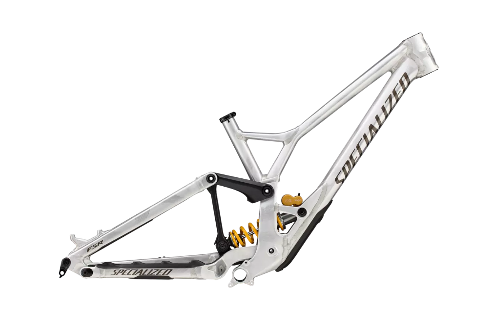 Specialized Demo Race Frameset Gloss Flake Silver / Gunmetal / Brushed ...