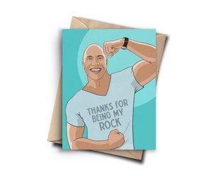 The Rock Thank You Card - Cultured Coast