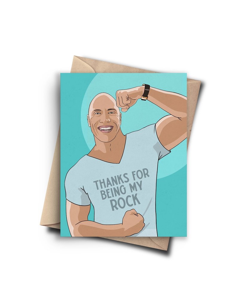 The Rock Thank You Card - Cultured Coast