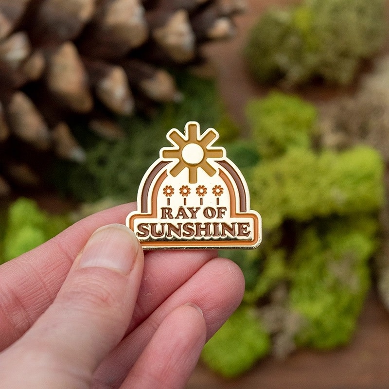 Ray Of Sunshine Enamel Pin Cultured Coast