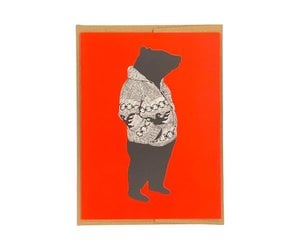 WESTCOASTEES Cowichan Bear Card - Cultured Coast