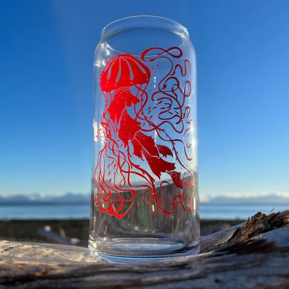 Bough & Antler "Jellyfish" Beer Glass - Cultured Coast
